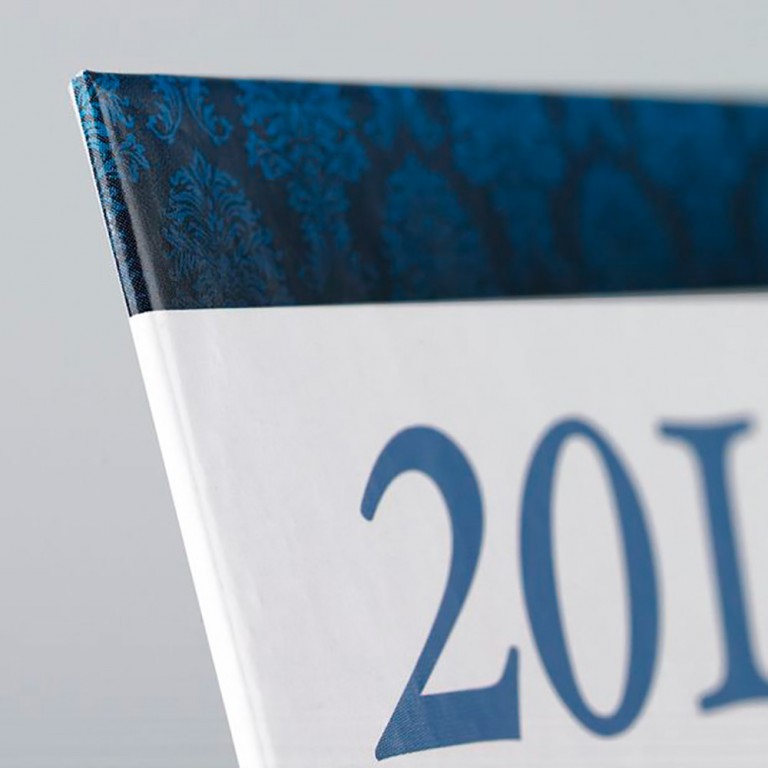 Impression calendrier contrecollé, calendrier de banque