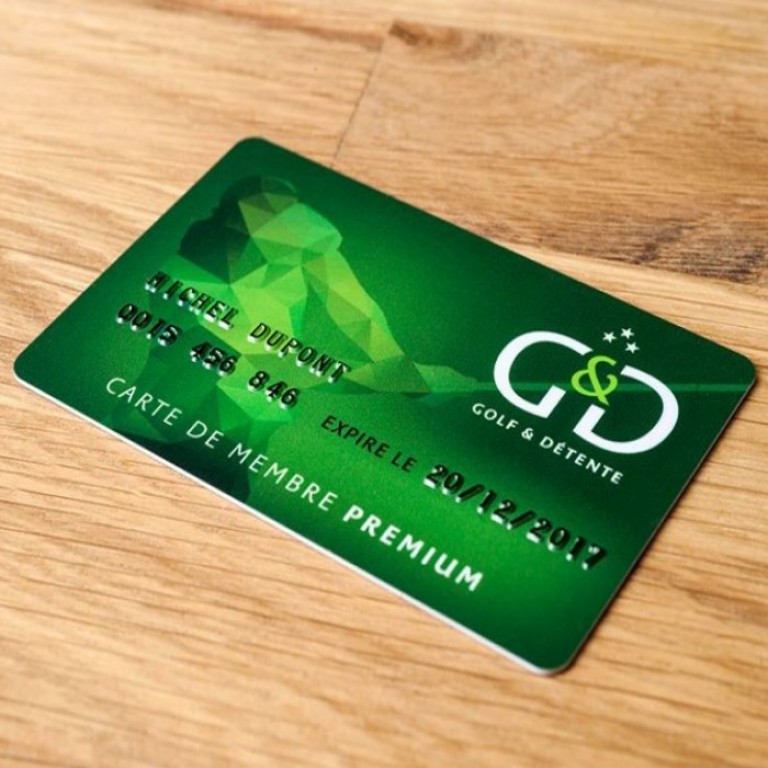 Carte PVC spéciale | Impression cartes PVC luxe en relief