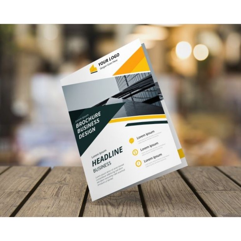 Impression dépliant A5, impression dépliant 45 x 21 cm ouvert